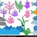 Sea Animals Set Clipart Digital Clip Art Graphics, Personal, Commercial ...