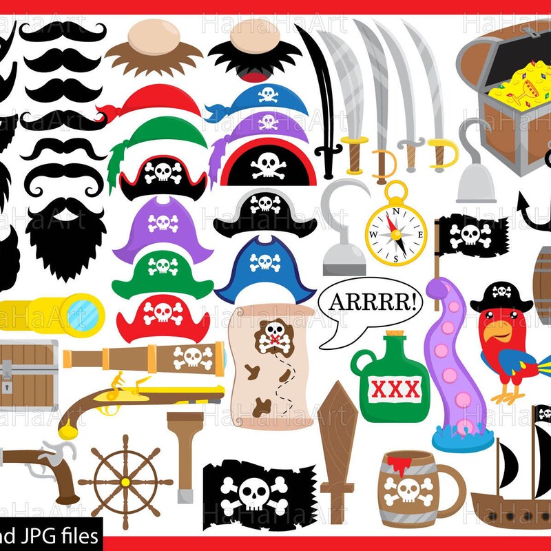 Pirate Photo Booth - Etsy