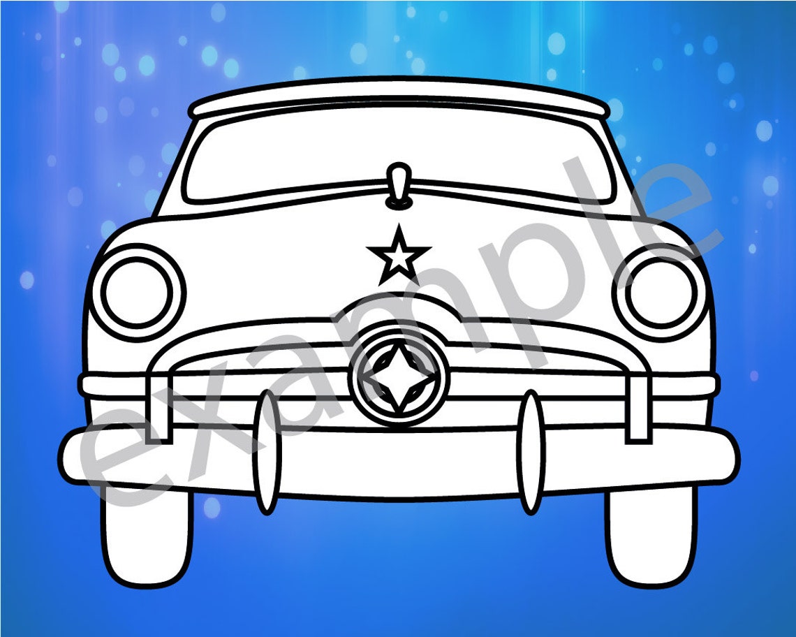 Outline the 50s Digital Cutting Files Svg Png Eps Jpg | Etsy