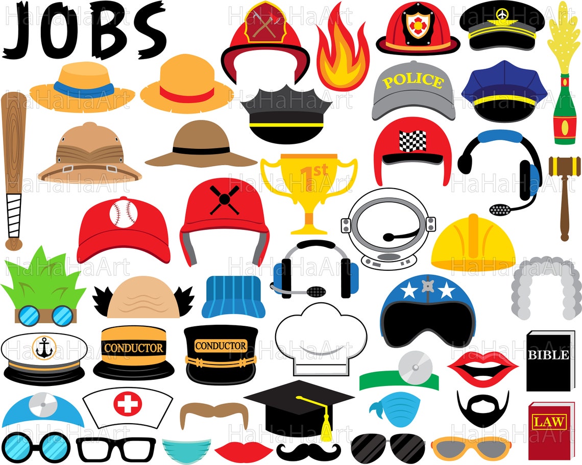 Jobs Clip Art / Cutting Files Svg Eps Dxf Png Jpg Digital | Etsy