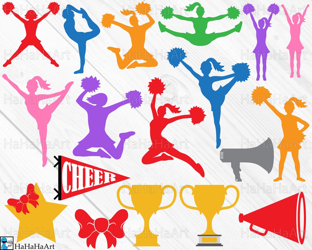 Cheer Monogram Designs - Clipart / Cutting Files Svg Png Jpg Dxf Eps ...