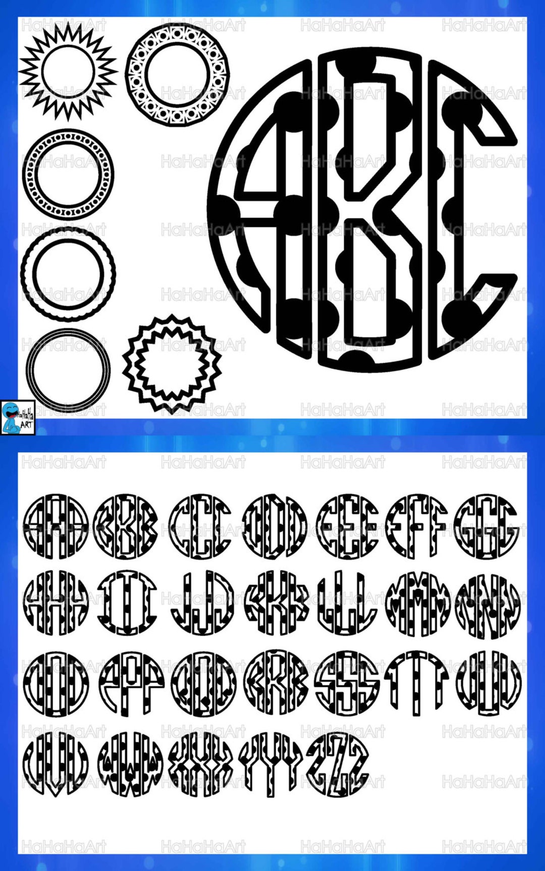Alphabet With Dots Cutting Files Svg Png Jpg Eps Dxf Digital Graphic ...