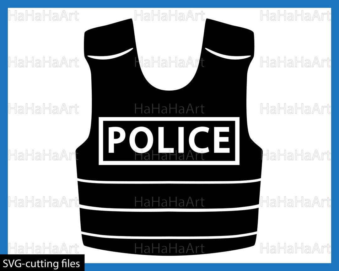 Police Vest - Digital Cutting Files SVG DXF Png Jpg Graphic Design ...
