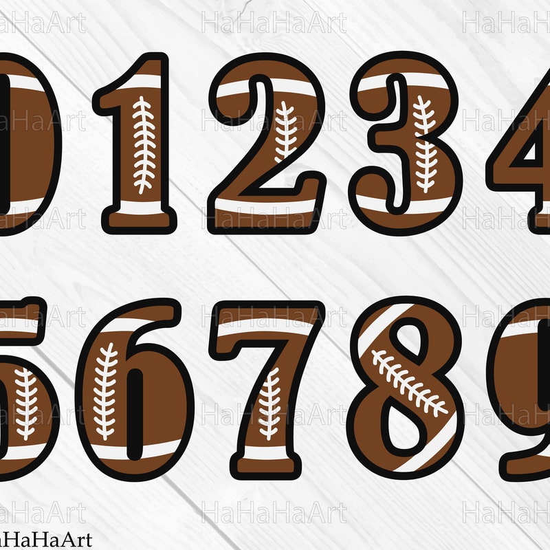 Layered Numbers Svg - Etsy