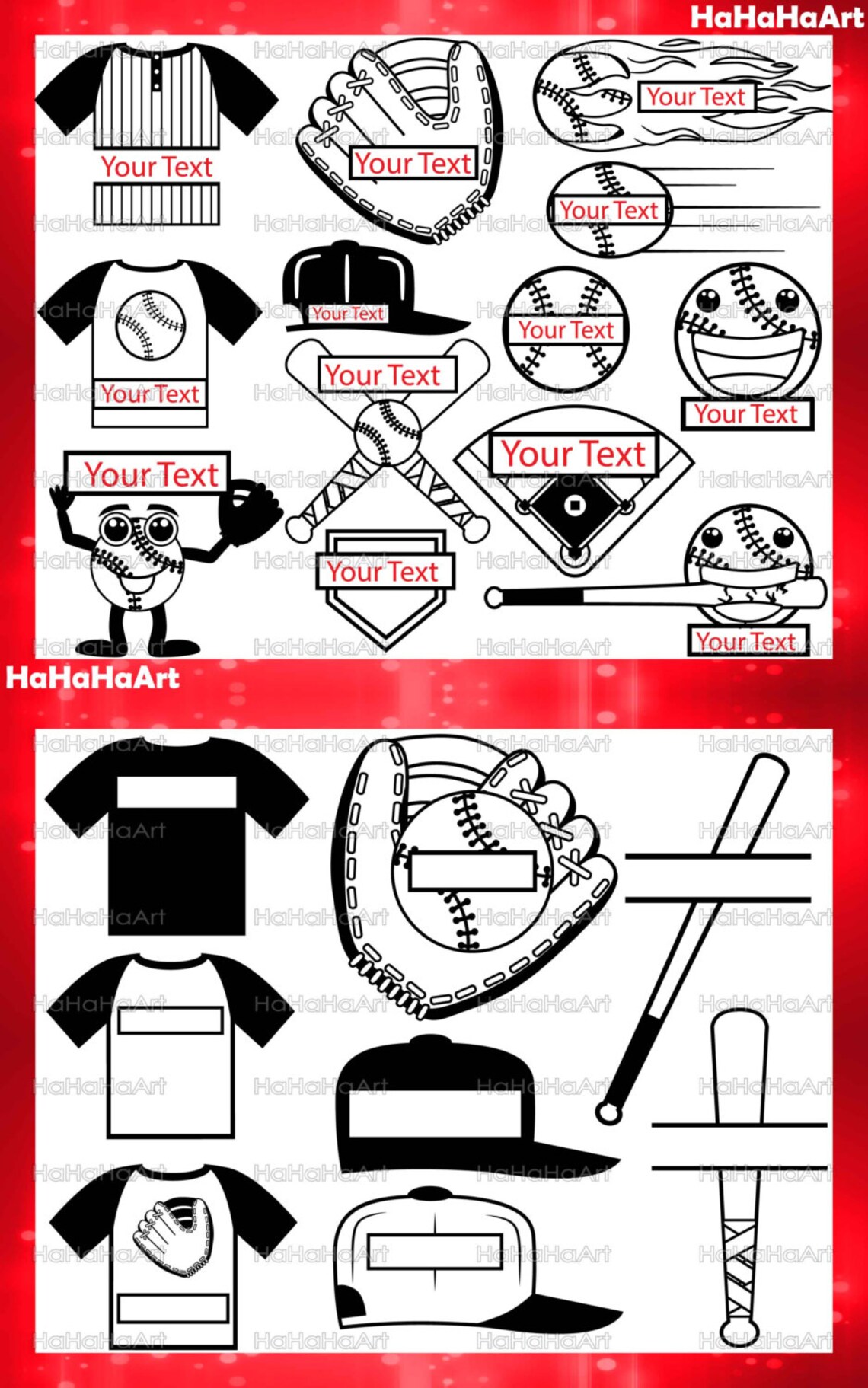 Split Fun Baseball Monogram Cutting Files Svg Png Jpg Eps - Etsy