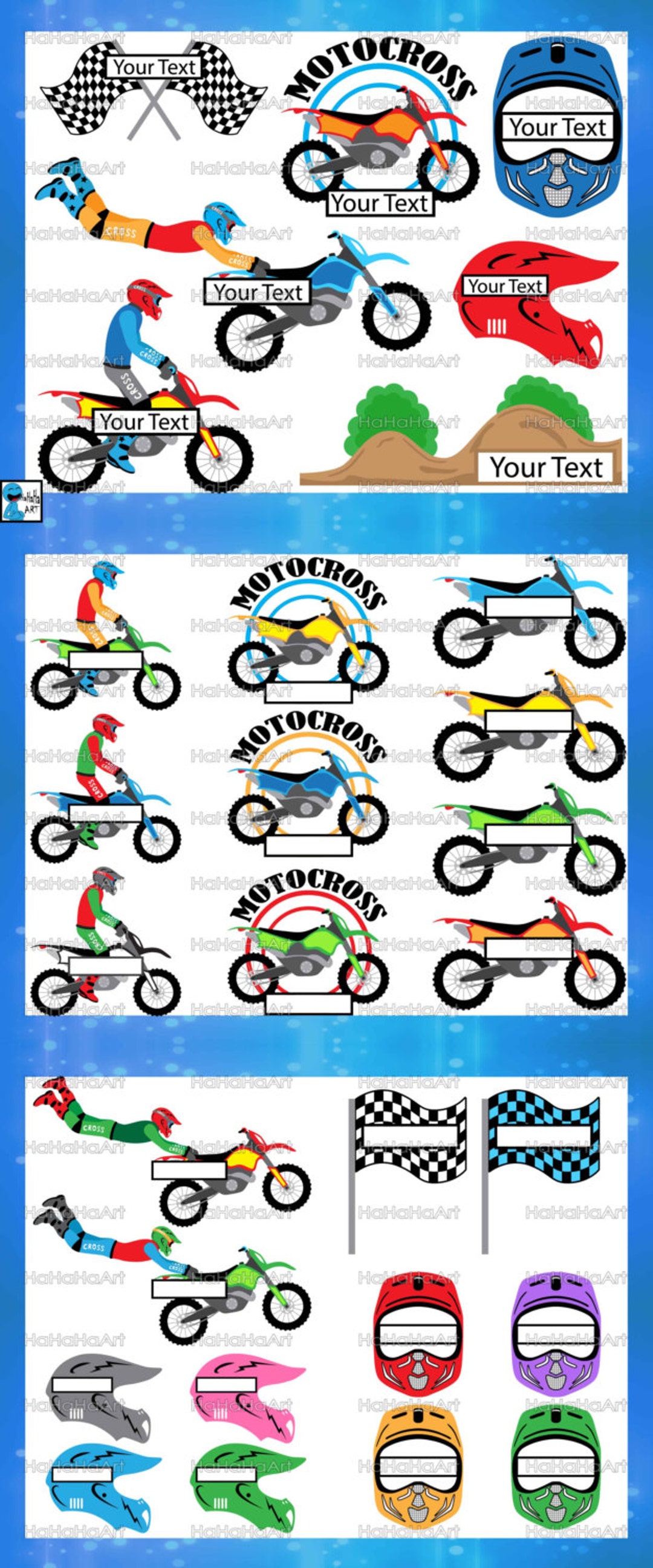 Split Motocross SVG PNG: Dirt Bike Graphic Designs (digital Download ...