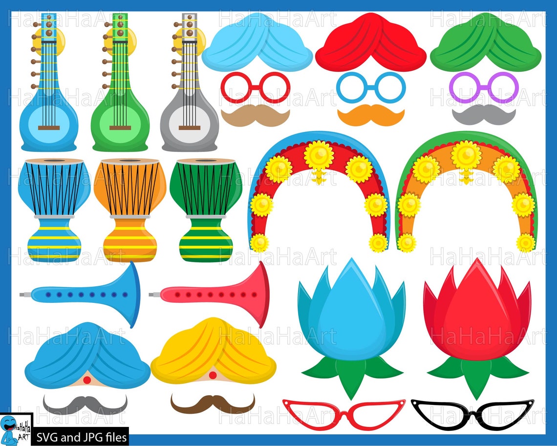 India Props Cutting files SVG JPG Digital graphic design | Etsy