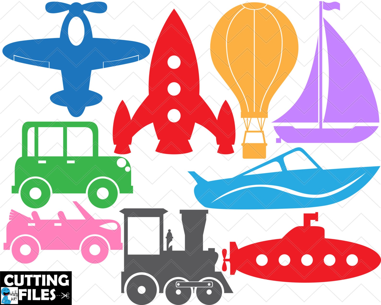 Transportation Monogram V1 Cutting Files Digital Files Svg Eps - Etsy