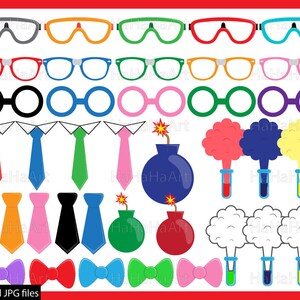 Crazy Lab Props Clipart PDF JPG Digital Graphic Design Commercial Use ...