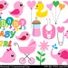 Baby Girl Set Clipart - Digital Clip Art Graphics, Personal, Commercial ...
