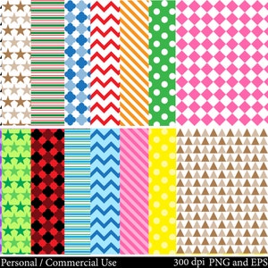 Paper Design Set Clipart Digital Clip Art Graphics, Personal ...