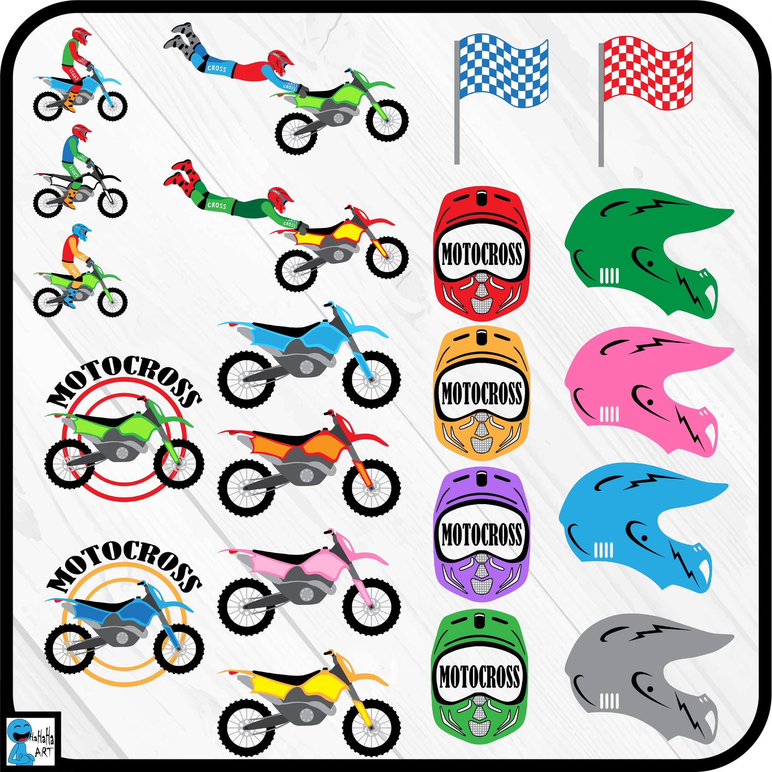 Motocross - Cutting Files Svg Png Jpg Eps Digital Graphic Design ...