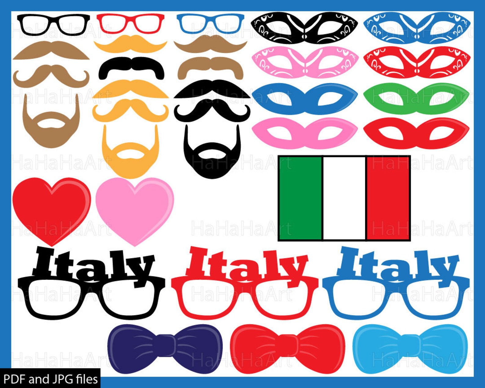 Italy Props Cutting Files SVG JPG Digital Graphic Design - Etsy