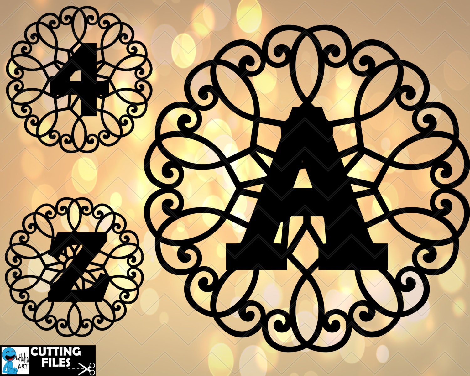 Regal Vine Alphabet & Numbers Digital Cutting Files Svg Png - Etsy