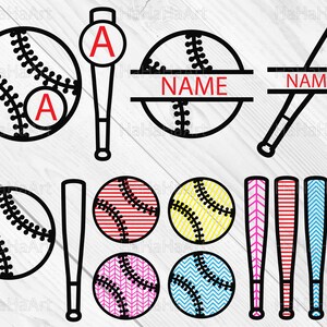 Baseball and Pattern Clipart / Cutting Files Svg Png Jpg Dxf Digital ...