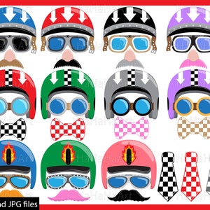 50s Race Car Props V3 PDF JPG Files Digital Graphic Design Commercial ...