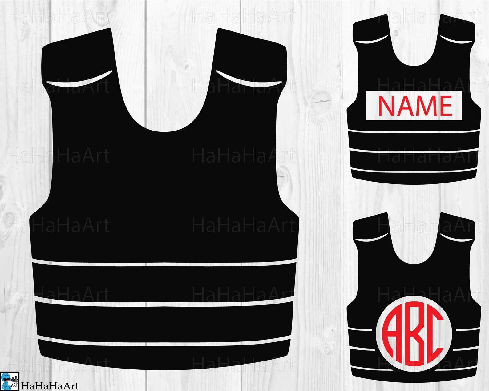 Police Vest Clipart / Cutting Files Svg Png Jpg Dxf Eps Digital Graphic ...