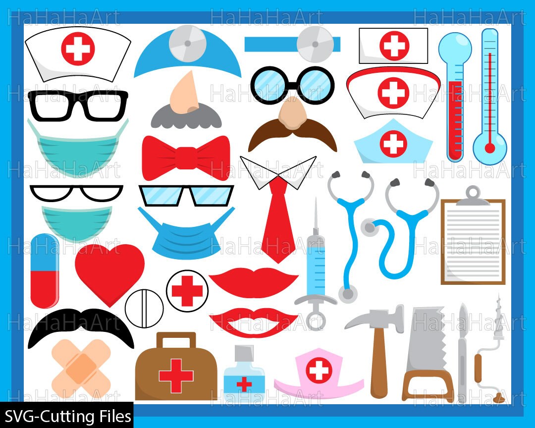 Doctor Props - Cutting Files SVG JPG Digital Graphic Design Instant ...