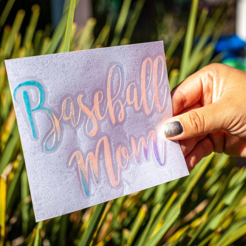 Baseball Mom Decal - Etsy