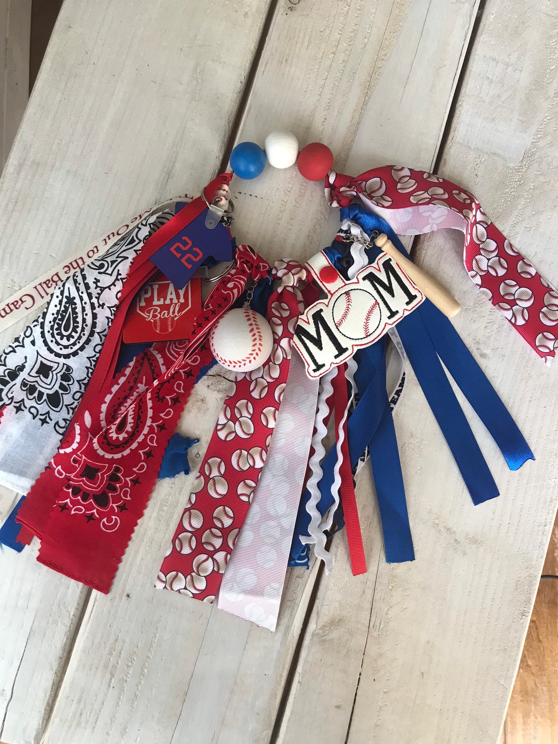 Personalized Bog Bag Tassel/keychain Baseball Bogg Bag - Etsy