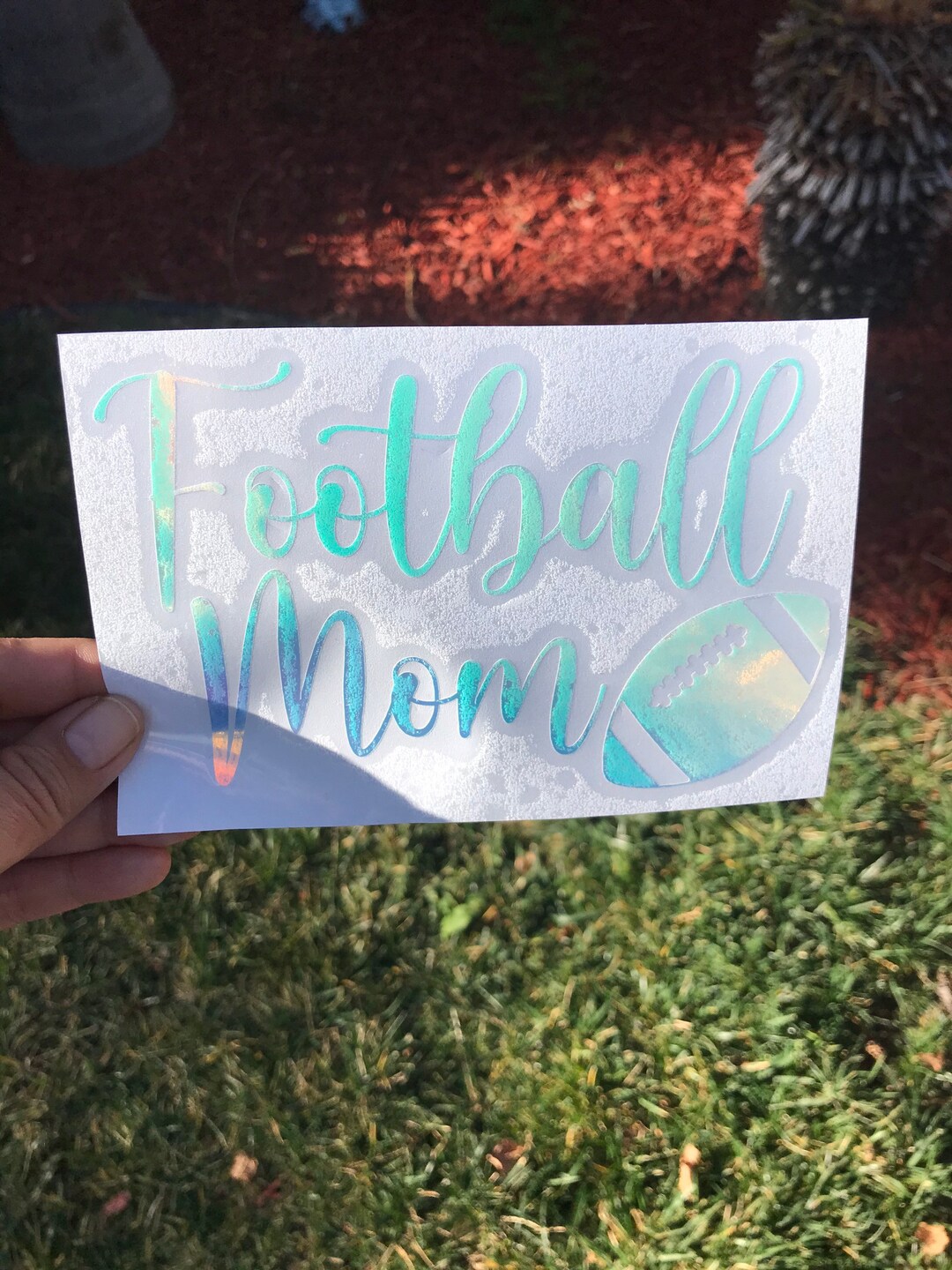 Football Mom Decal, Football Sticker, Proud Football Mom, I Love ...