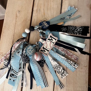 Personalized Bog Bag Tassel/keychain, Baseball Bogg Bag Tassel, Bogg ...