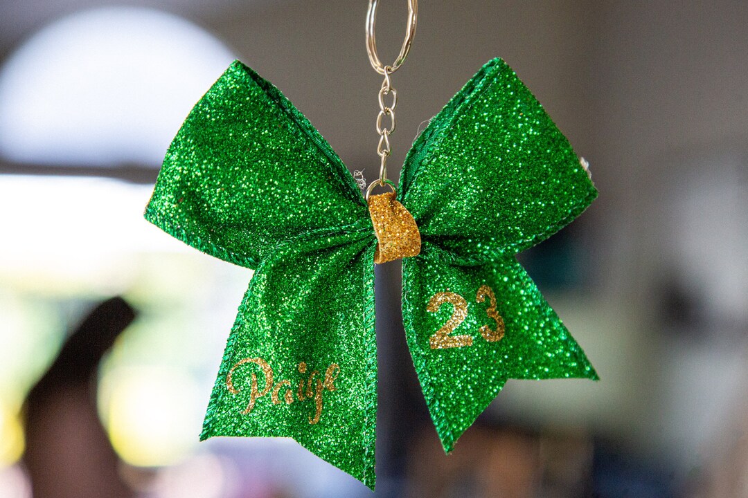 Cheer Bow Keychain, Mini Cheer Bow Keychain, Cheer Bow Keychain, Cheer ...