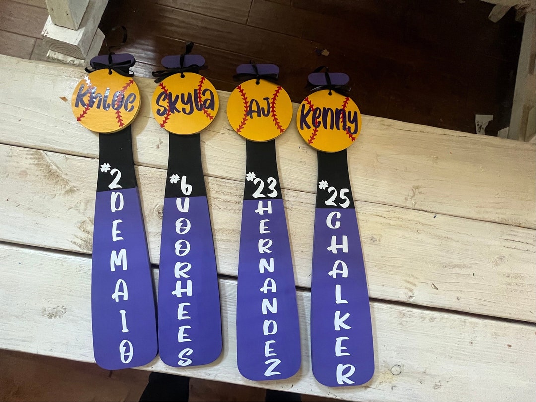 Baseball Softball Hotel Door Hanger, Team Hotel Door Hanger, Hotel Team ...