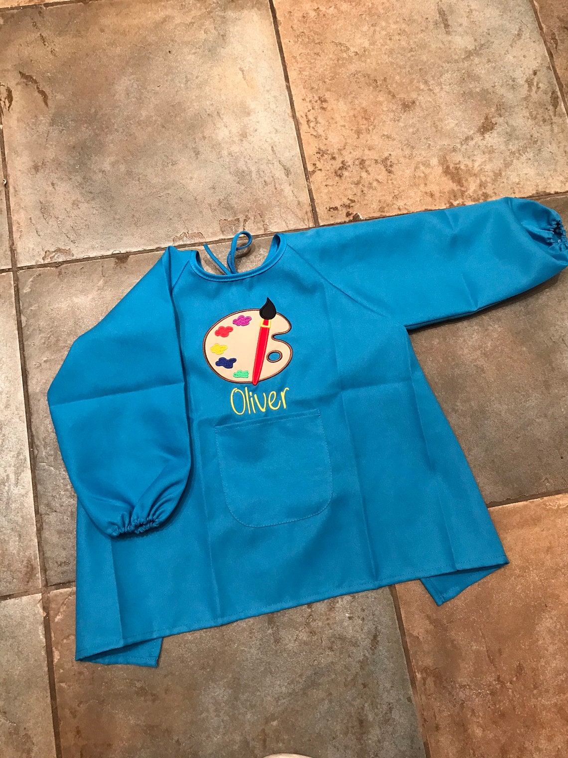 Personalized Art Smock Kids Smock Personalized Kids Apron - Etsy