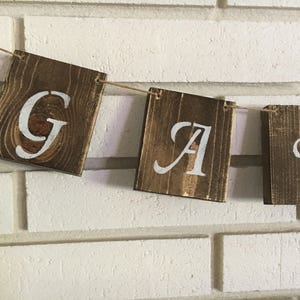 Gather Rustic Wood Block Banner - Etsy