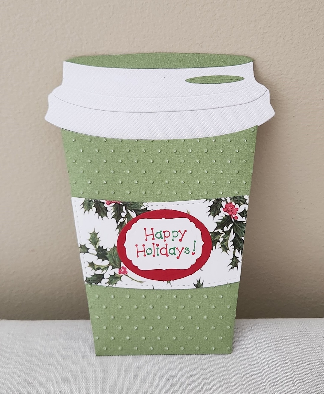 Christmas Coffee Cup Gift Card Holder - Etsy