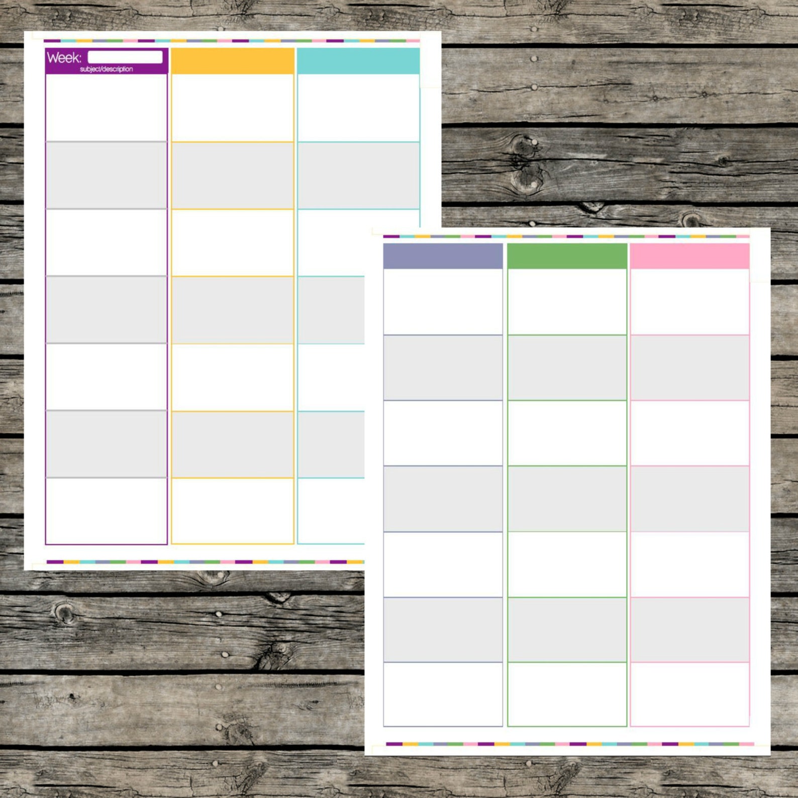 Homeschool Planner. Instant Download. Printable PDF. 50 Pages. Lesson ...