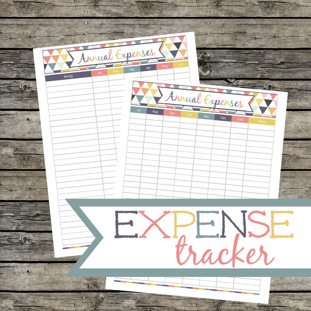 Expense Tracker. Instant Download PDF. 8.5x11. Paper Organization ...