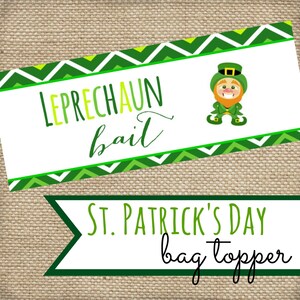 St. Patrick's Day Leprechaun Bait Printable PDF Instant Download, Treat ...
