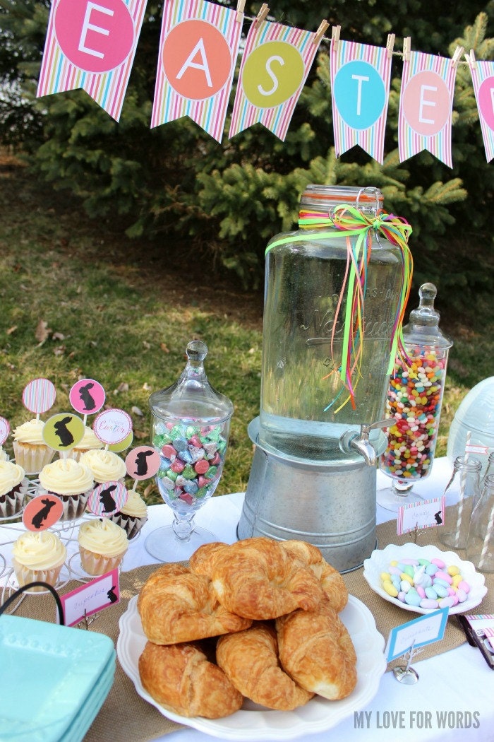 Printable Easter Bag Toppers. INSTANT DOWNLOAD. Party Printables ...