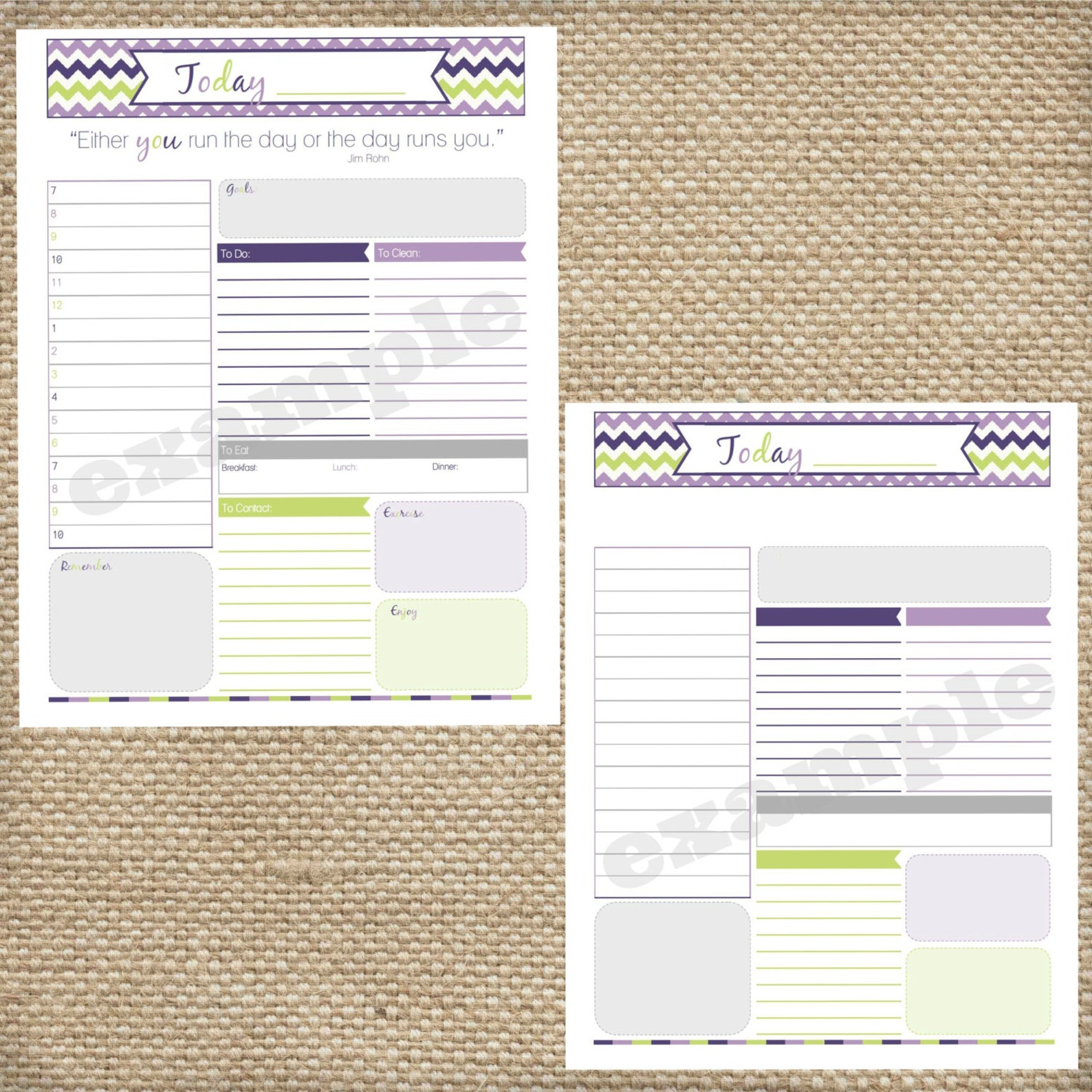 Daily Planner. Daily Organizer. to Do List. Daily Agenda. Daily Docket ...