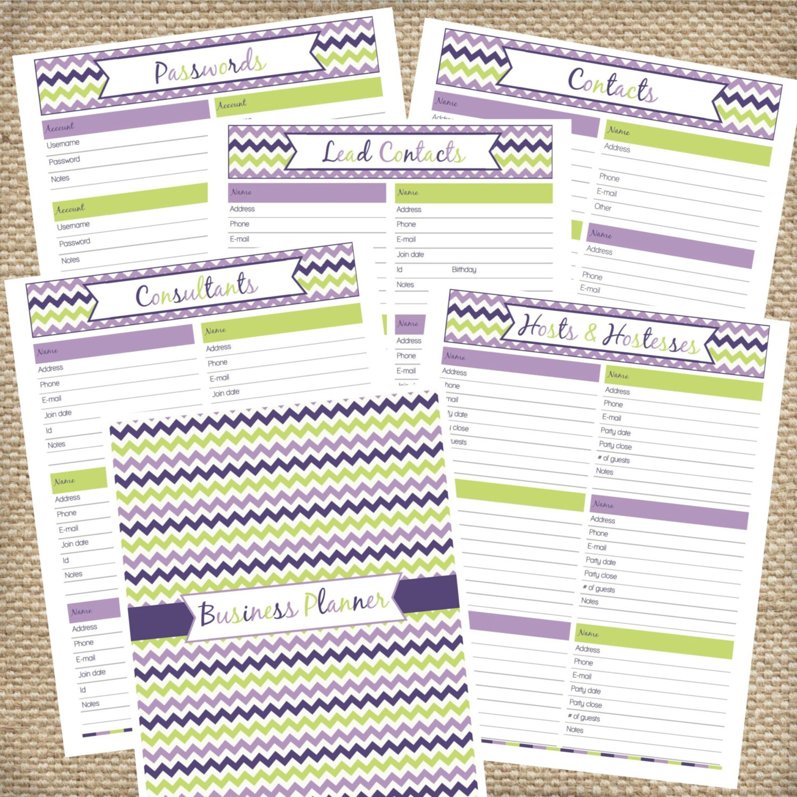 Business Planner. Direct Sales Planner. 39 Pages. Instant Download ...