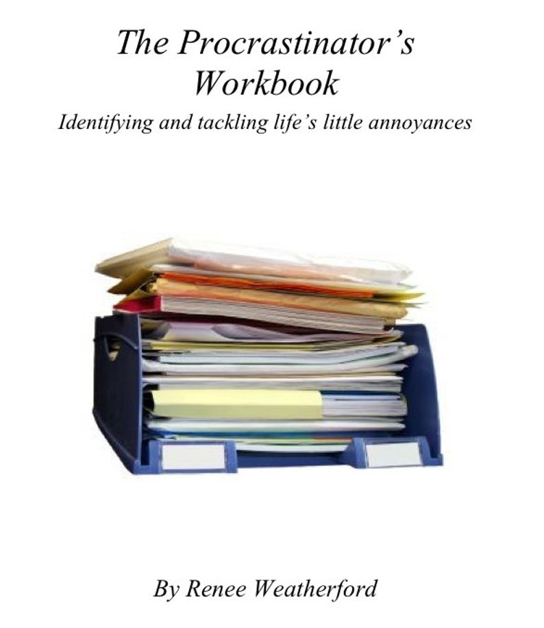 The Procrastinator's Workbook - Etsy