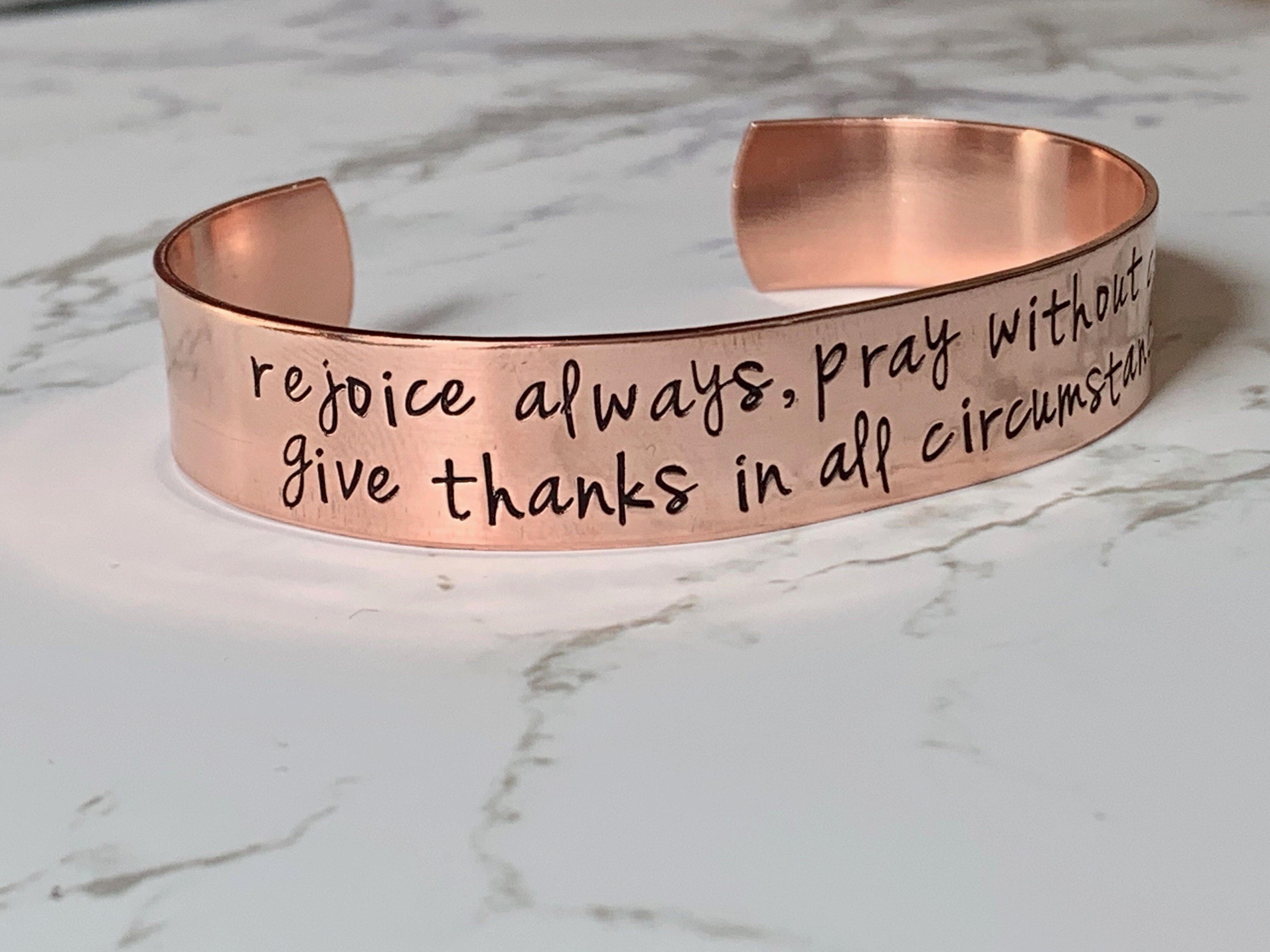 Rejoice Always Pray Without Ceasing / 1 Thessalonians 5:16-18 | Etsy