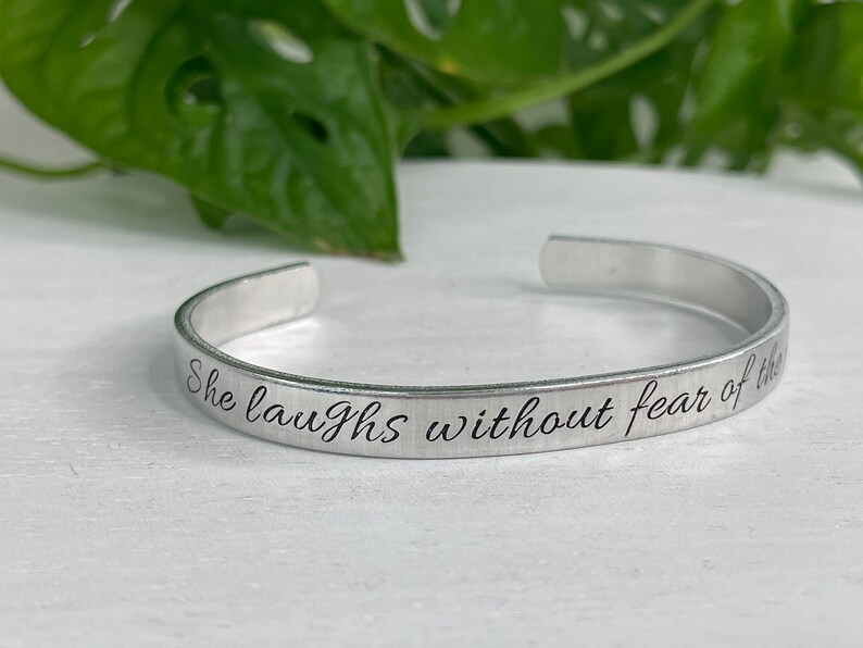 She Laughs Without Fear of the Future Proverbs 31:25 - Etsy