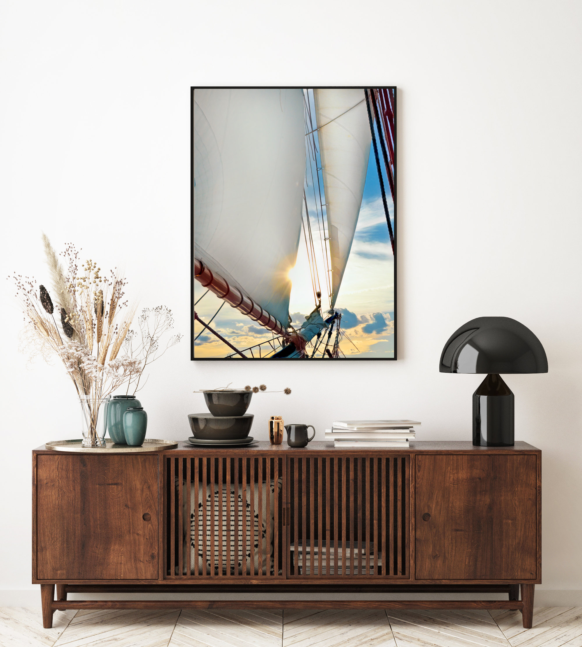 Sailboat Photograph, Boston Harbor, Nautical Print, Fine Art Print ...