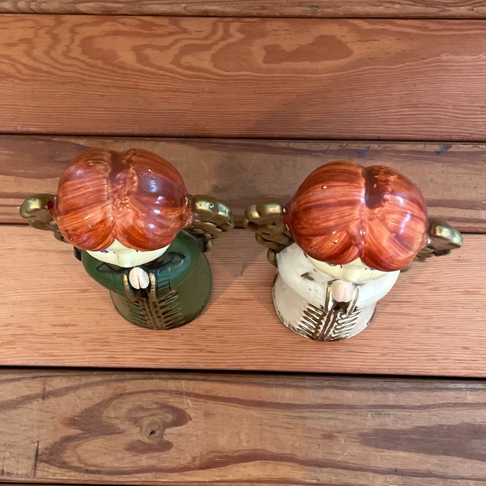 Groovy Pair Paper Mâché Angels 1960's 1970's MCM Mid-century Modern ...