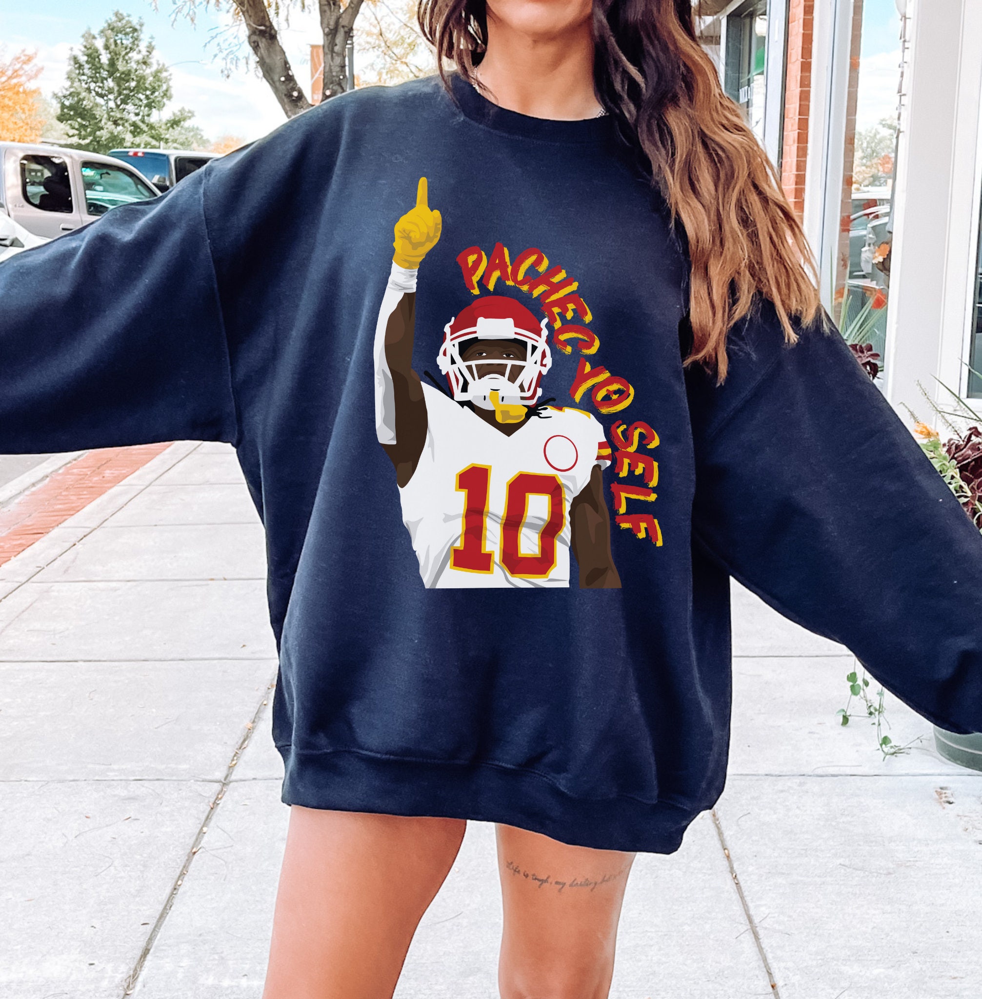 Pachecyo Self KC Chiefs Sweatshirt KC Chiefs Fan Shirt Pacheco KC Shirt Chiefs Fan Gift Idea ...