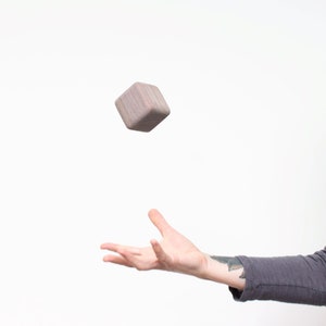 Calm Cube - Minimalist Modern Natural Wood Stress Relief Block - Etsy