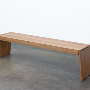Better Bench Minimalist Modern Solid Wood Bench - Etsy