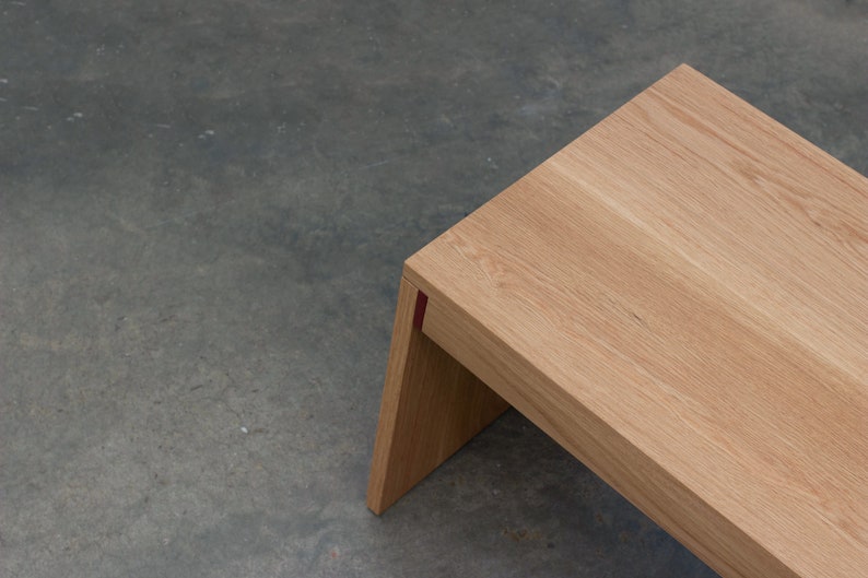 Better Bench Minimalist Modern Solid Wood Bench - Etsy