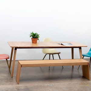 Better Bench Minimalist Modern Solid Wood Bench - Etsy