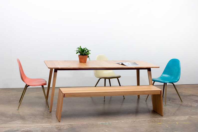 Better Bench Minimalist Modern Solid Wood Bench - Etsy