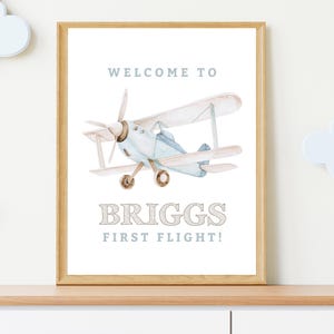 First Flight Airplane Digital Download Party Decorations,party ...