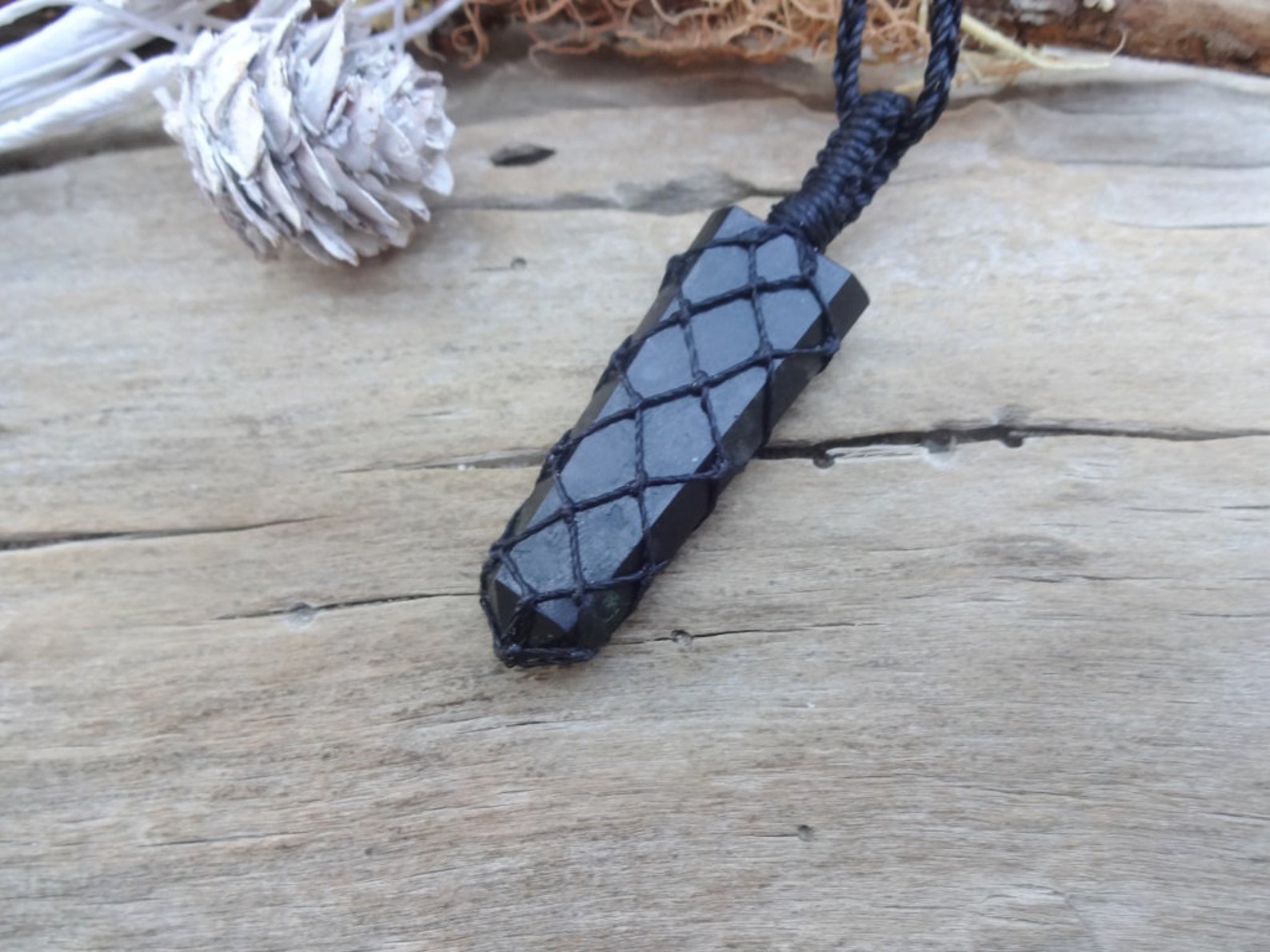 Black Tourmaline EMF Protection Necklace - Etsy